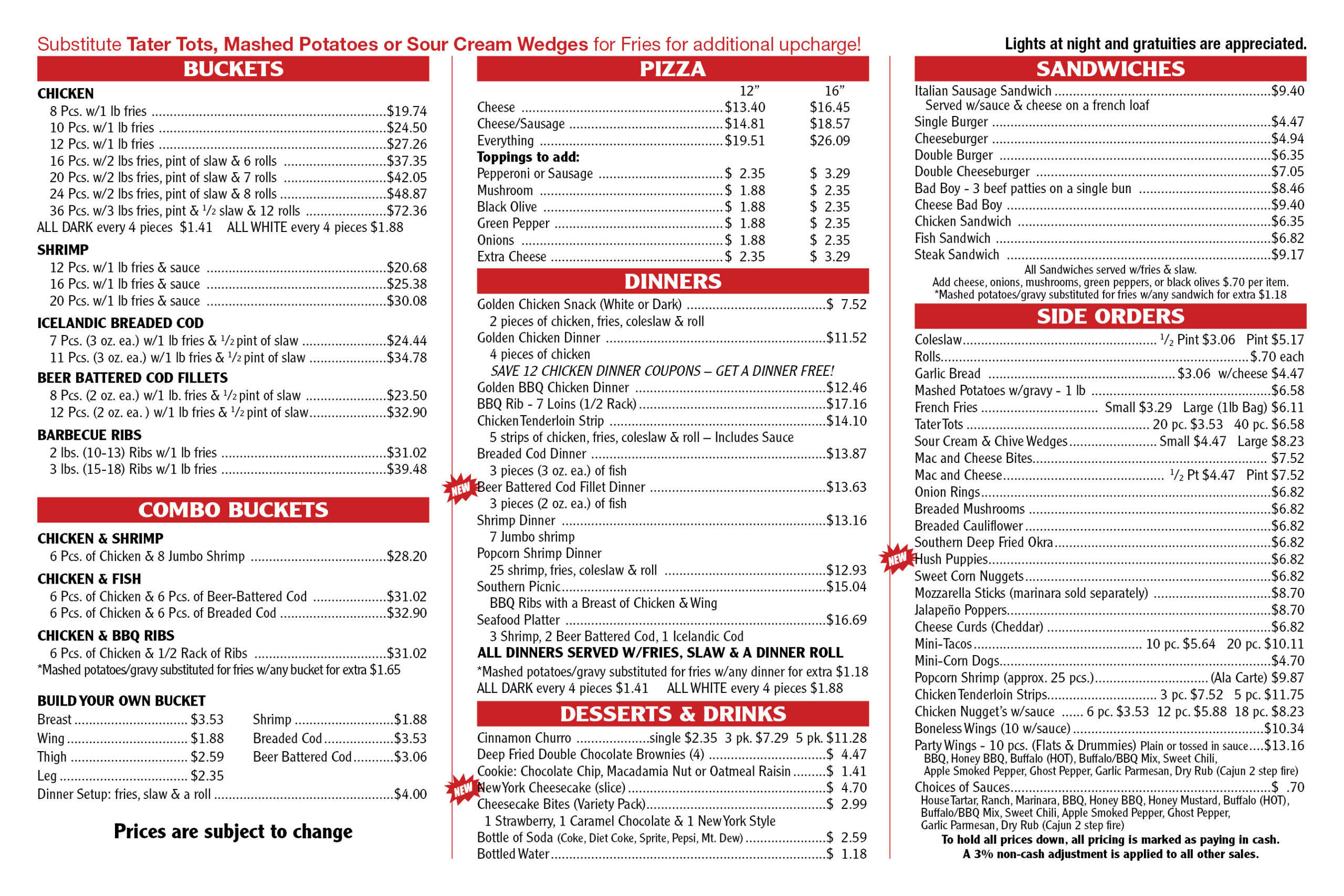 Menu – goldenchickenoc